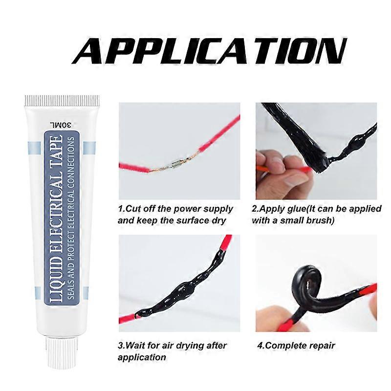 Liquid Insulating Tape Repair Rubber Electrical Wire Cable Coat Fix ...