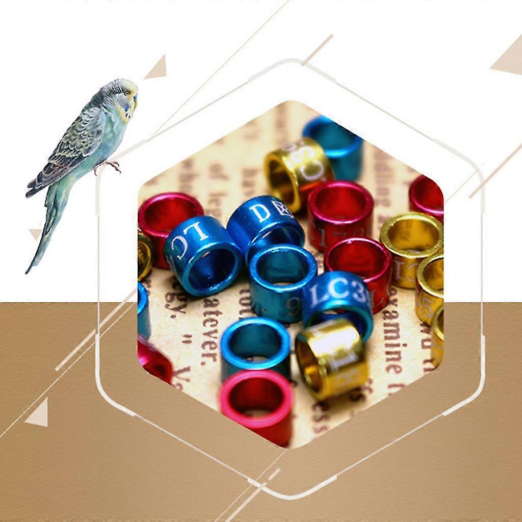 Bird Leg Rings 5mm Chicken Metal Identification Leg Bands Aluminum ...