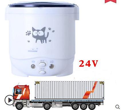 12V 24V 220V Mini Rice Cooker Car Trucks Electric Soup Porridge Cooking ...