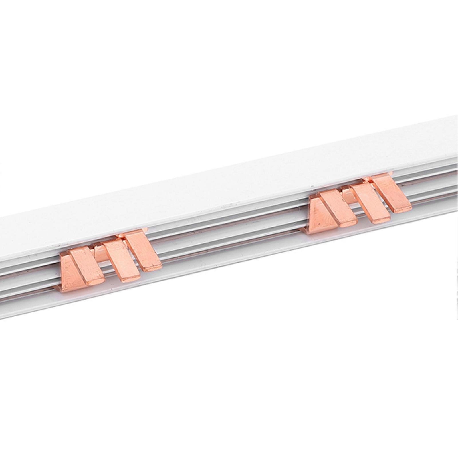 PIN TYPE Copper Busbar 3P 12 Way 63 PVC Good Conductivity for Circuit ...