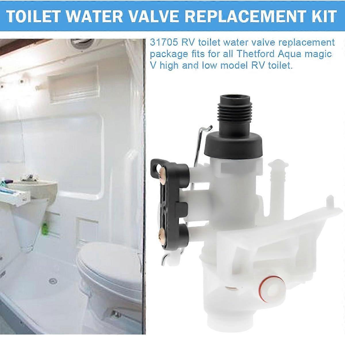 31705 RV Toilet Water Valve KitRV Toilet Parts Replacement Thetford ...