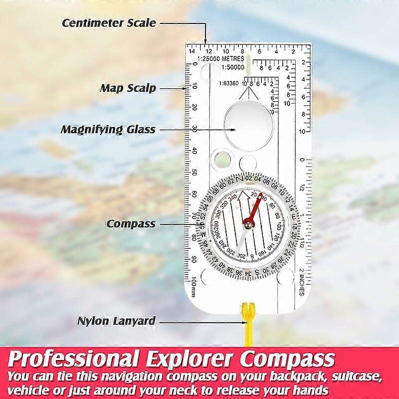Navigation Compass Boy Scout Compass Orienteering Compass Lightweight ...