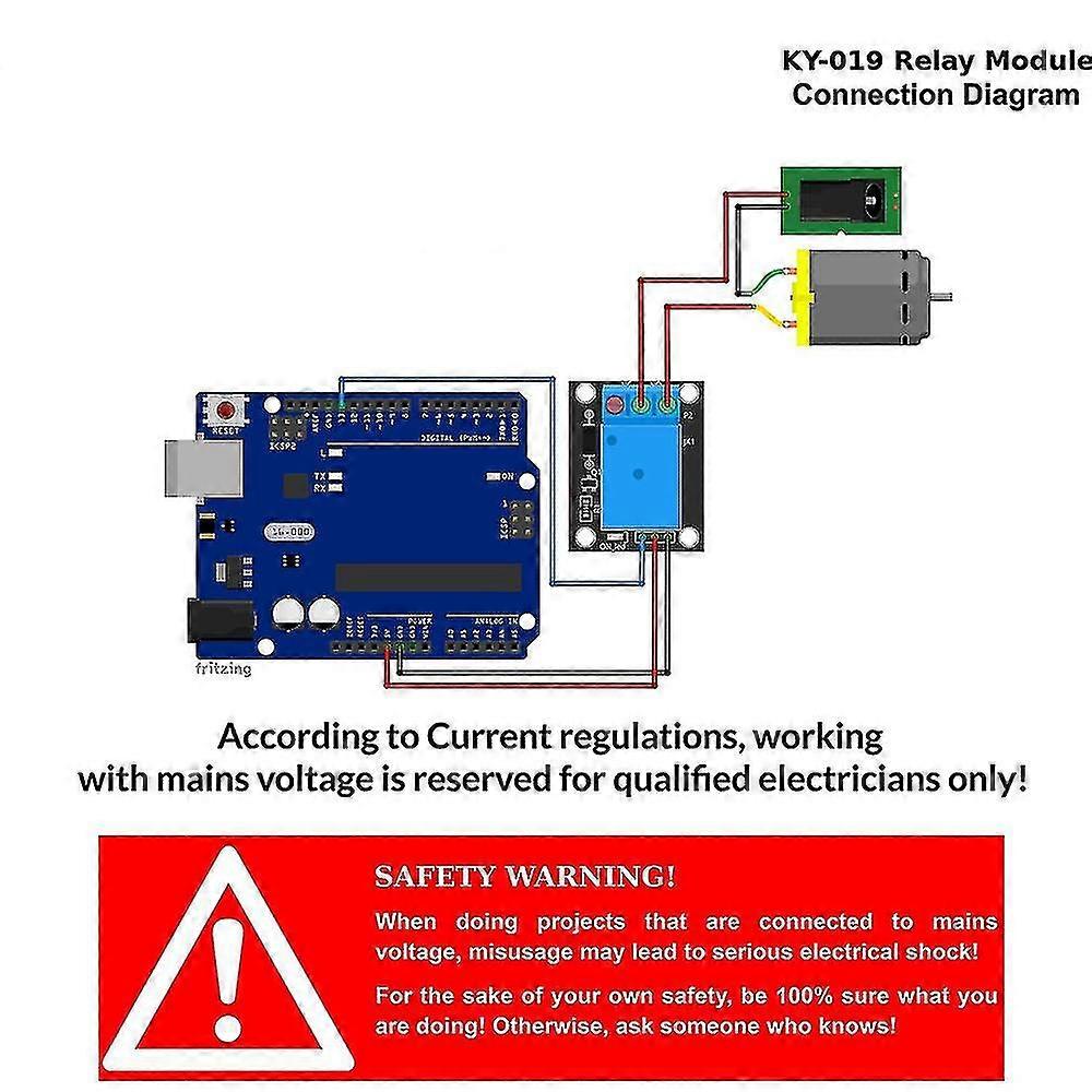 Relay Module For Arduino And Raspberry Pi 5v Dc Trigger | Fruugo UK