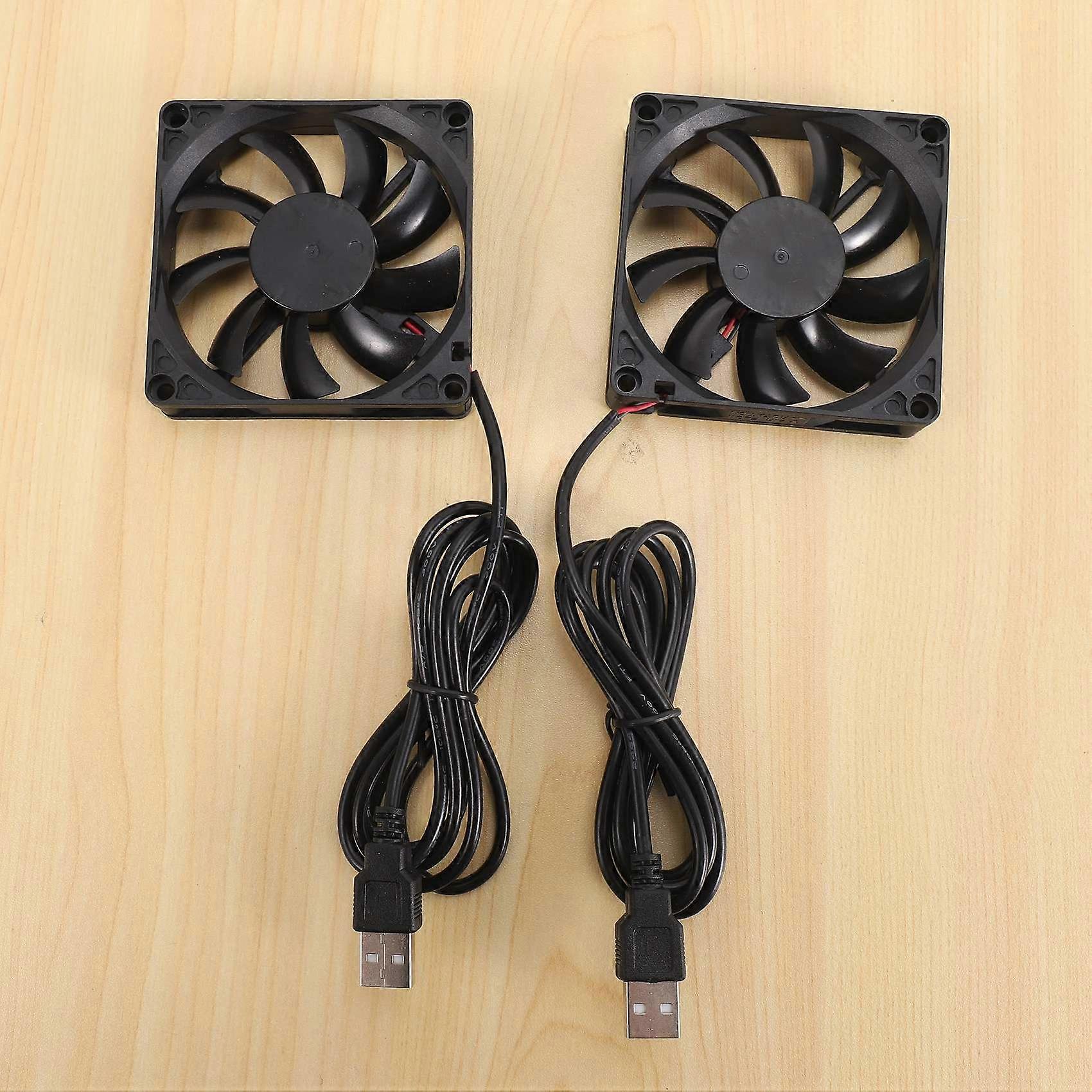 80mm 5V USB Fan 80mm 8cm 8015 Brushless DC Cooling Fan PC Computer ...