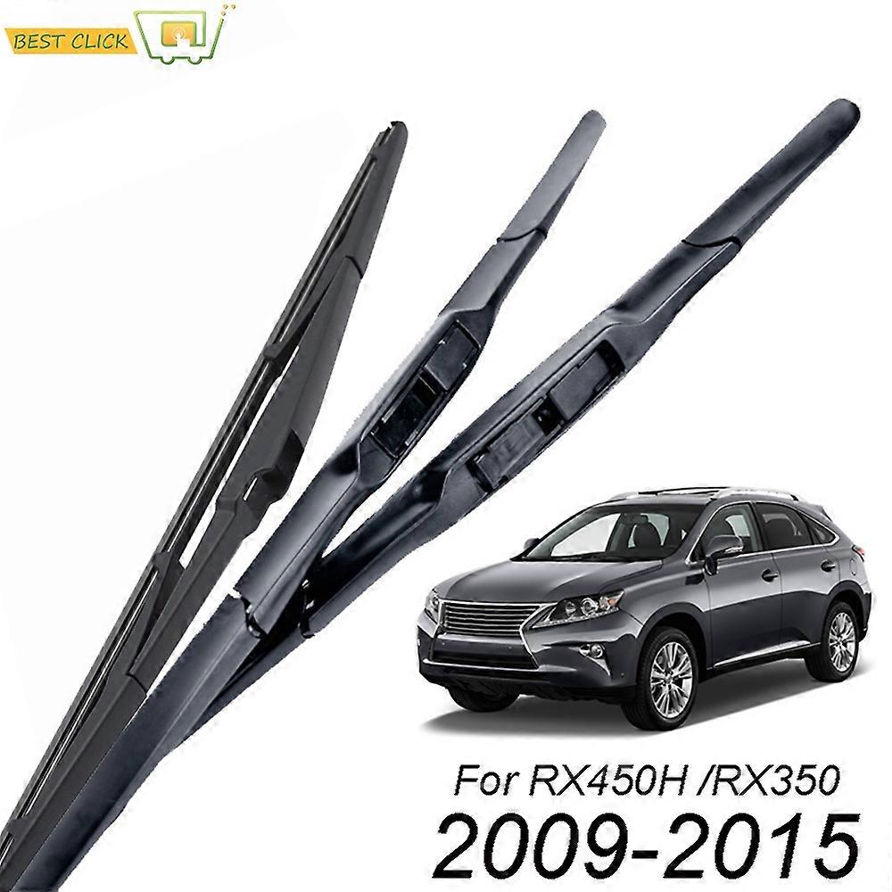 Windscreen Wiper Blades Set For Lexus RX450H RX350 RX-450h RX-350 Front ...