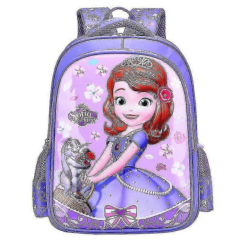 Kids Girl Boys Cartoon Character Princess Elsa Backpack School Bag ...