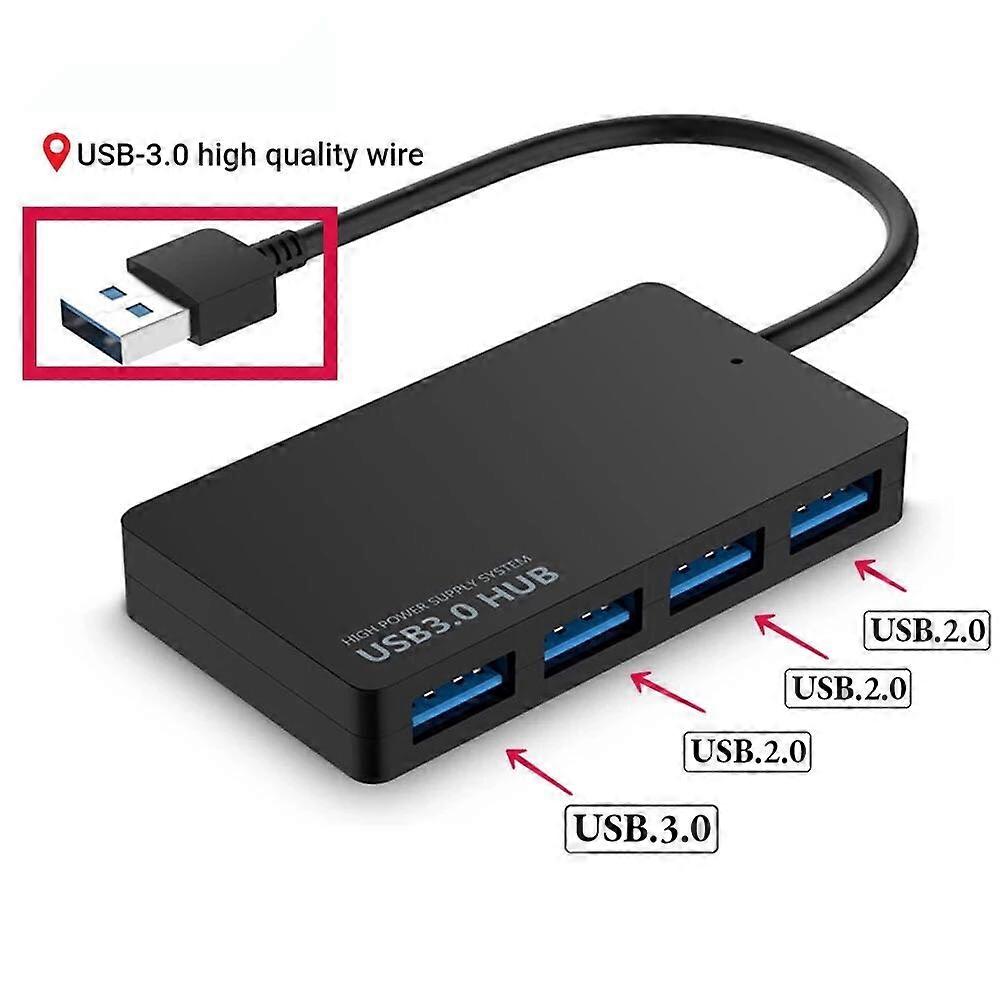 High Speed USB 3.0 HUB Multi USB Splitter 4 Ports Expander Multiple USB ...