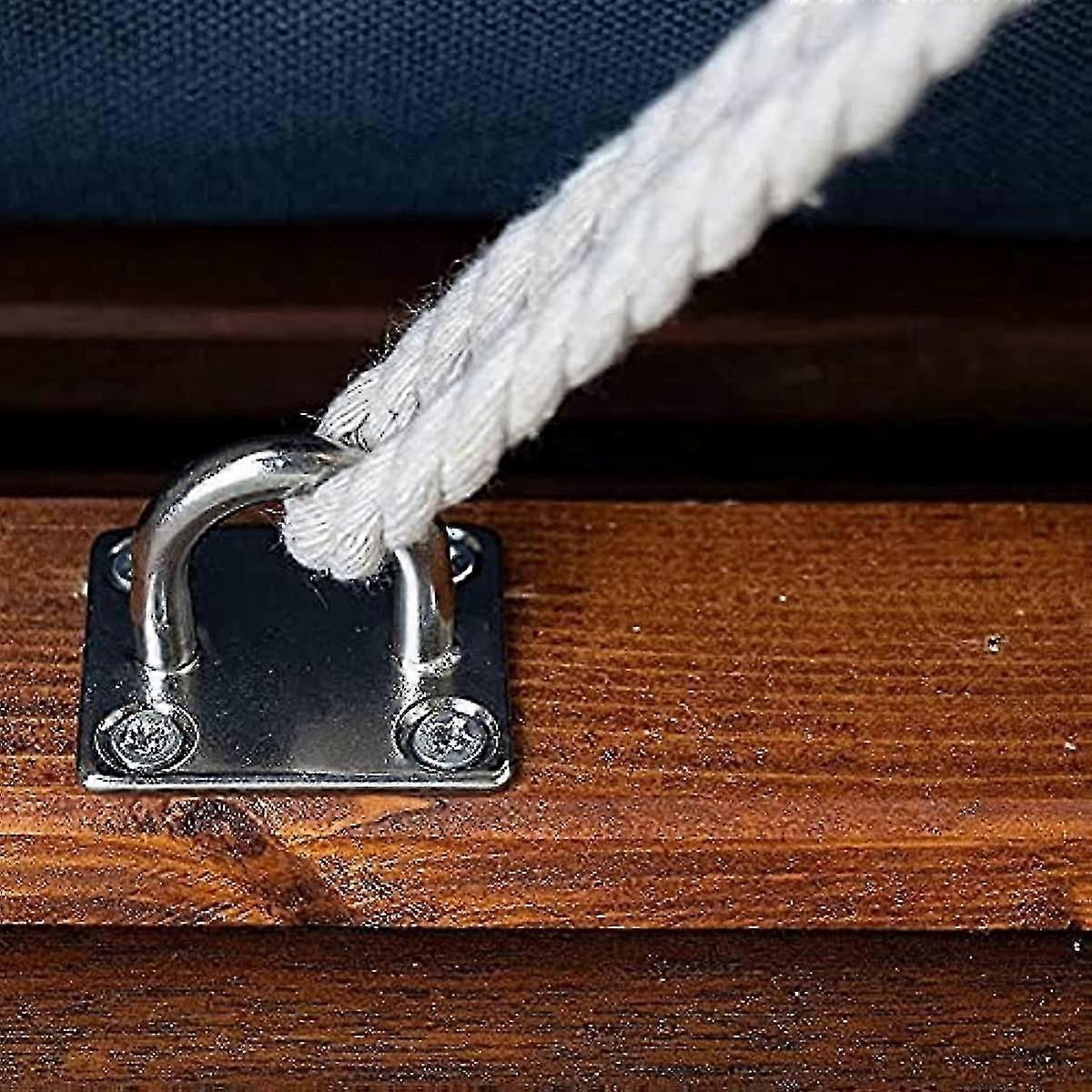 Set Of 4 Eye Plate Stainless Steel Cover Plate Eye Plates, Stainless ...