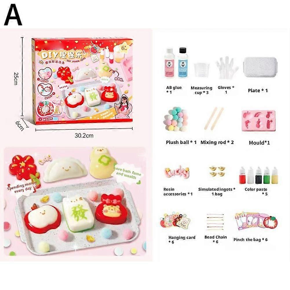 DIY Squeeze Toys Kits,Make Your Own Squishies,Animal Mini Squishies ...