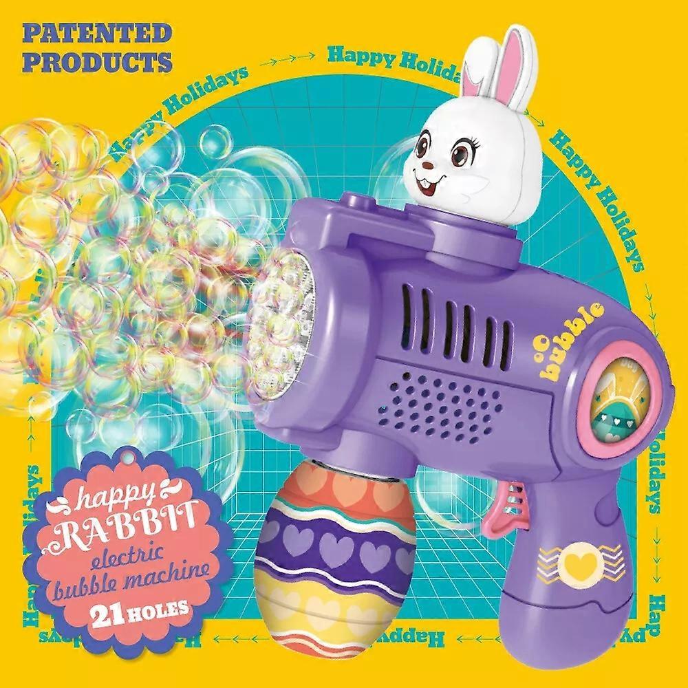 Easter Bunny Bubble Gun, Bunny Bubble Machine Portable Bubble Blower ...