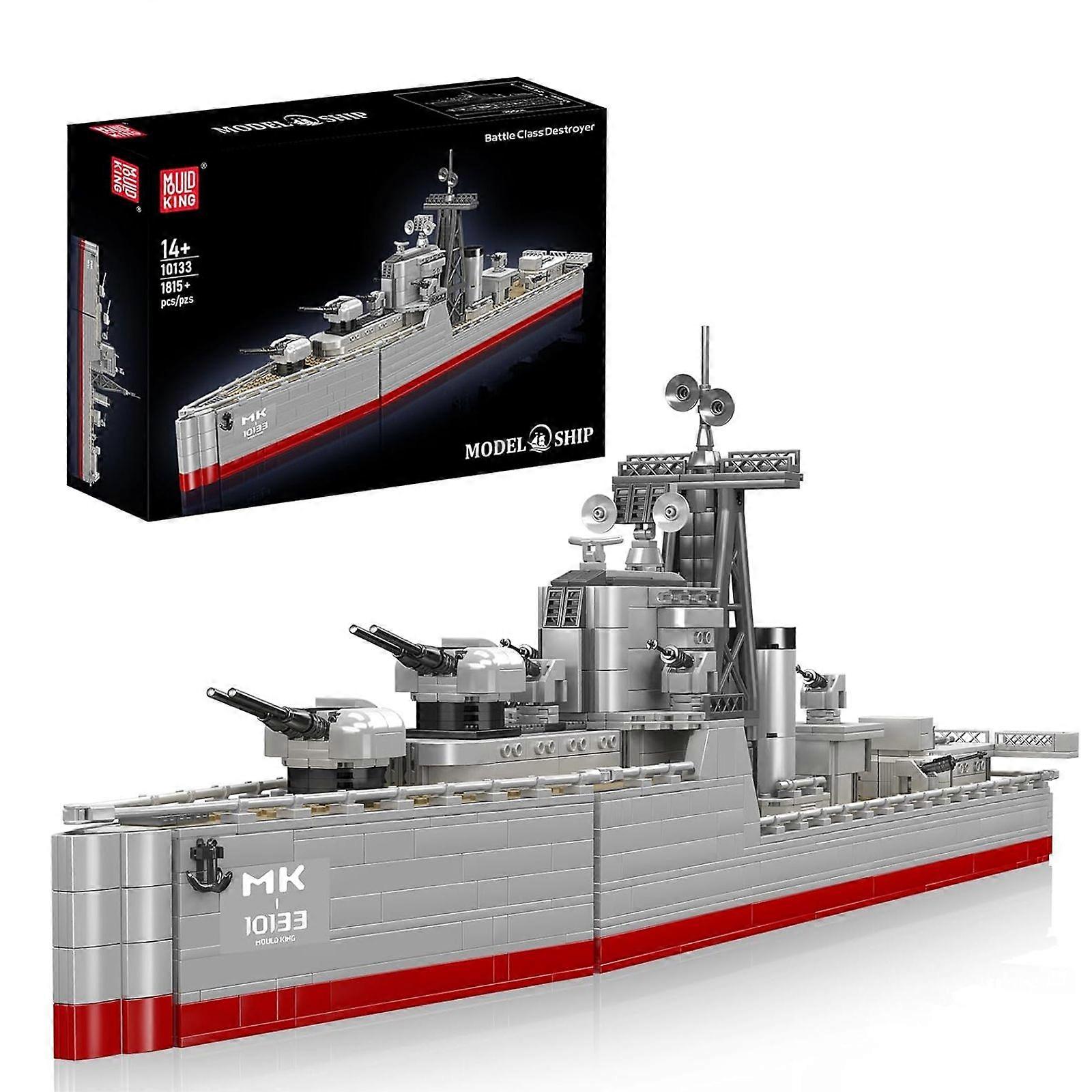 Mould King 1815PCs Battle-Class Destroyer Building Kit - 1:300 Scale ...