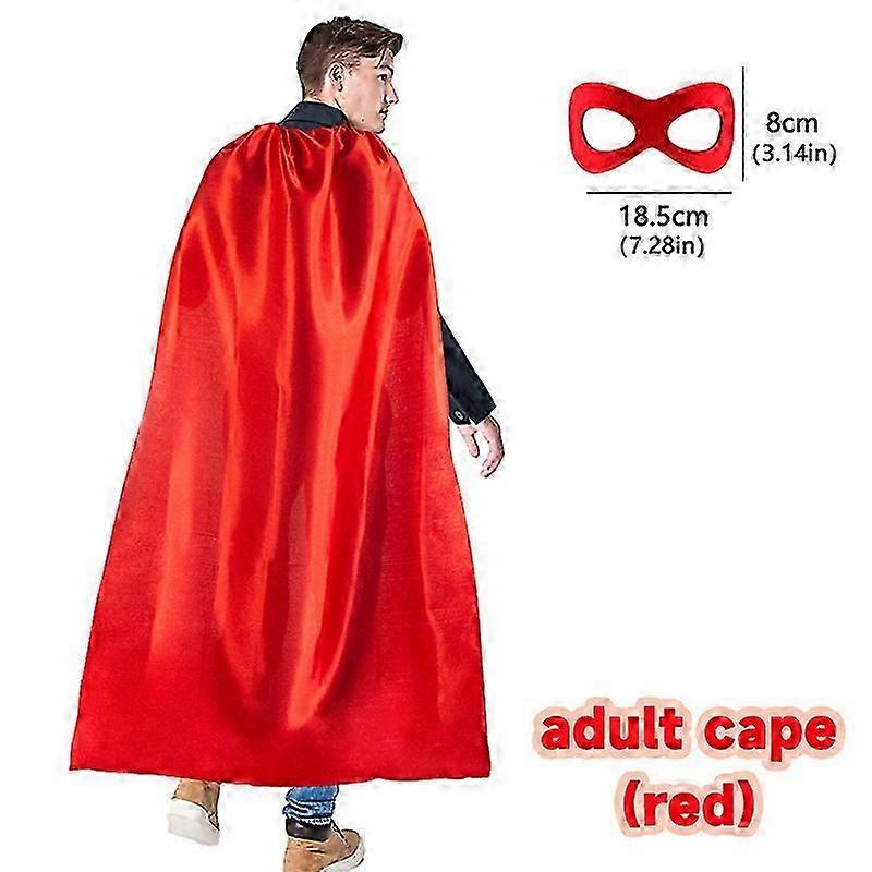 Superhero Capes And Masks For Adults Bulk Men Women Super Hero Costume ...