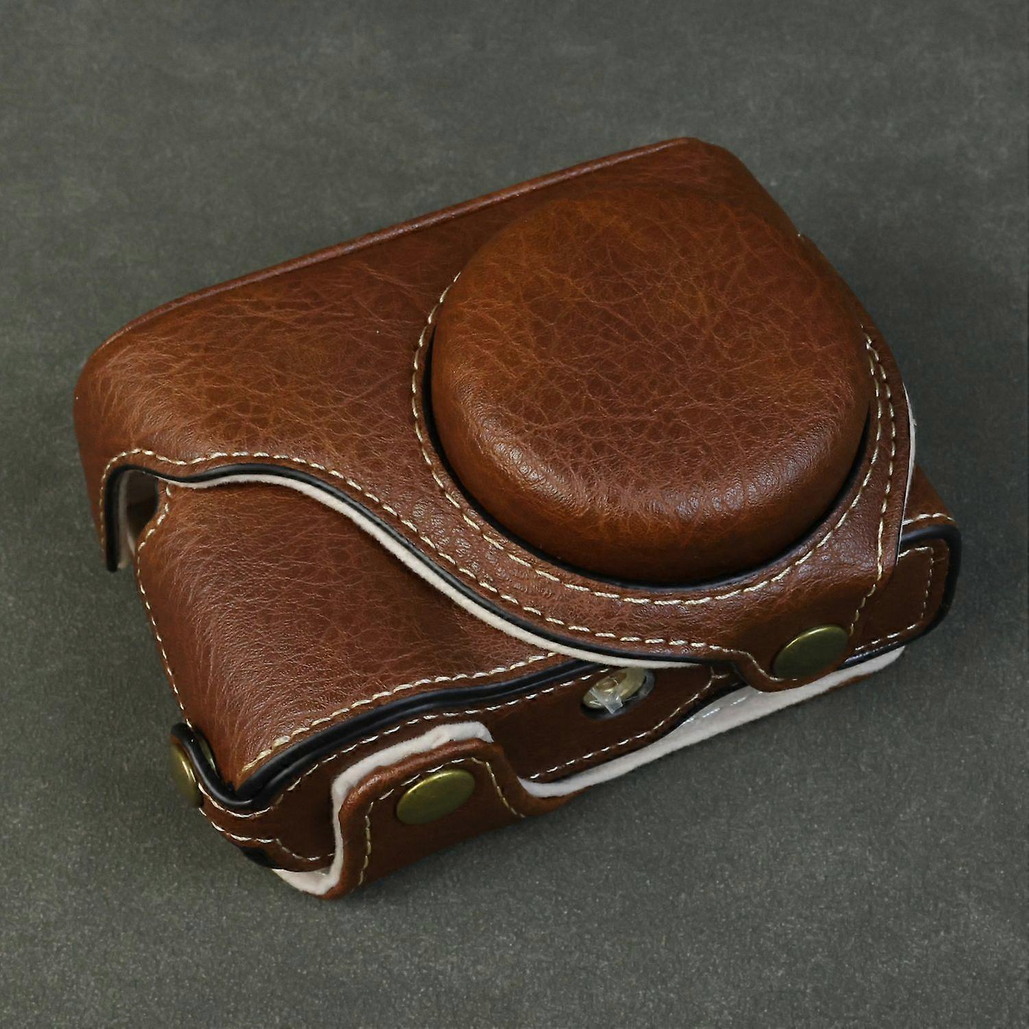 For Panasonic Lumix DMC-ZS99 DMC-TZ99 Camera Case Buffalo Texture PU ...