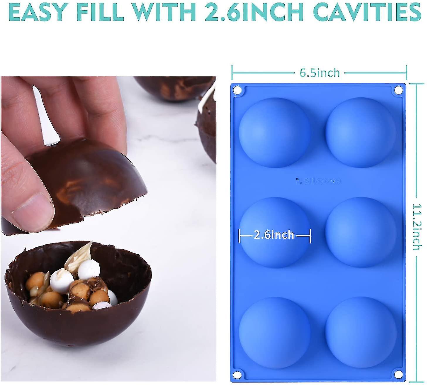 Silicone Mold, Baking Mold For Making Chocolate, Cake, Dome Mousse ...