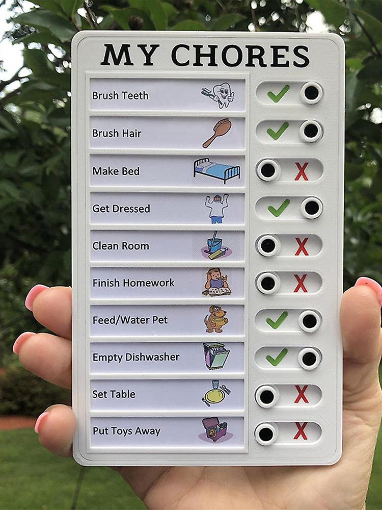 Chores Checklist Memo Plastic Board Chore Chart Reusable My Chores ...