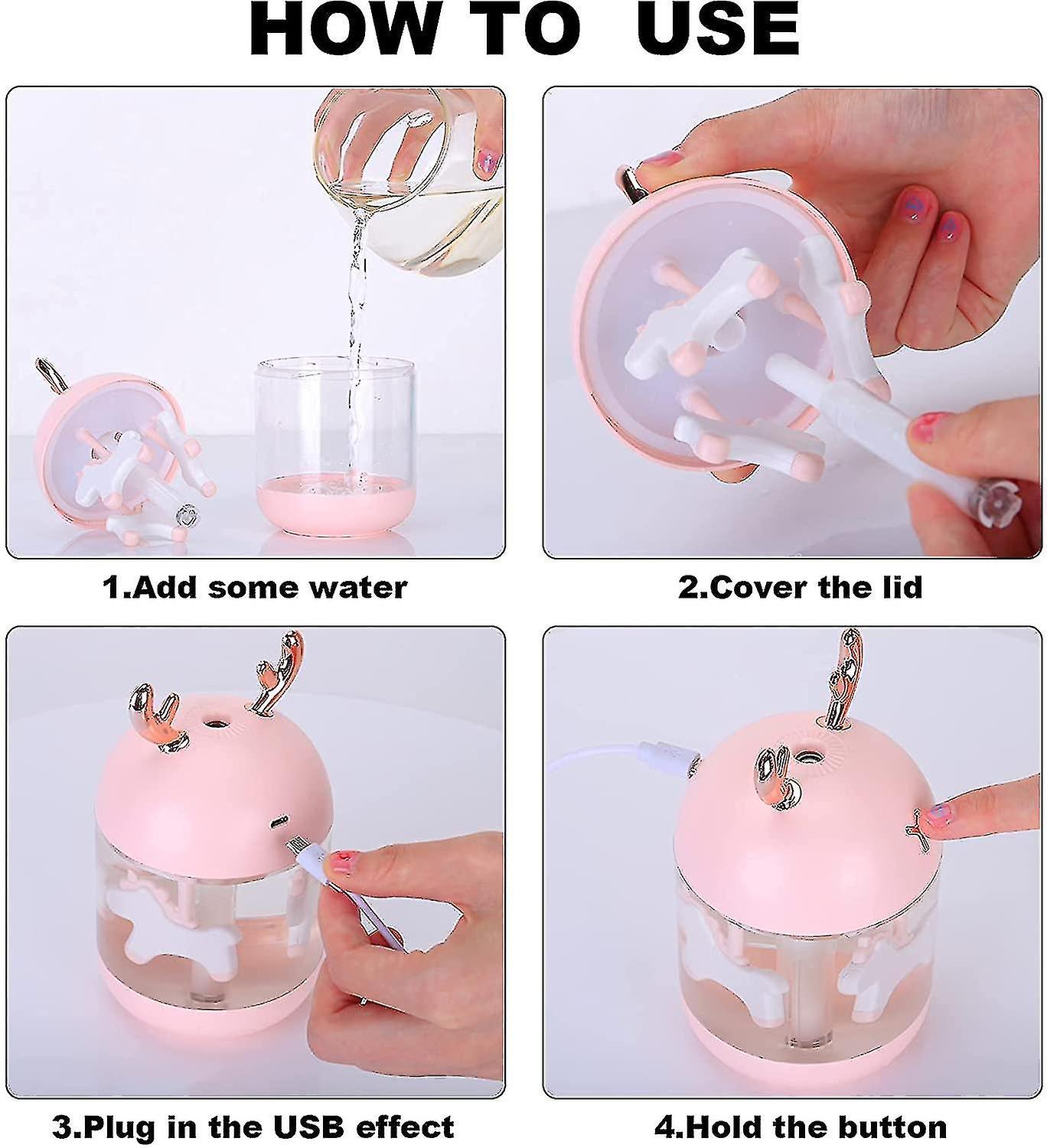 Mini Air Humidifier, Portable Home Air Humidifier, Baby Air Humidifier ...