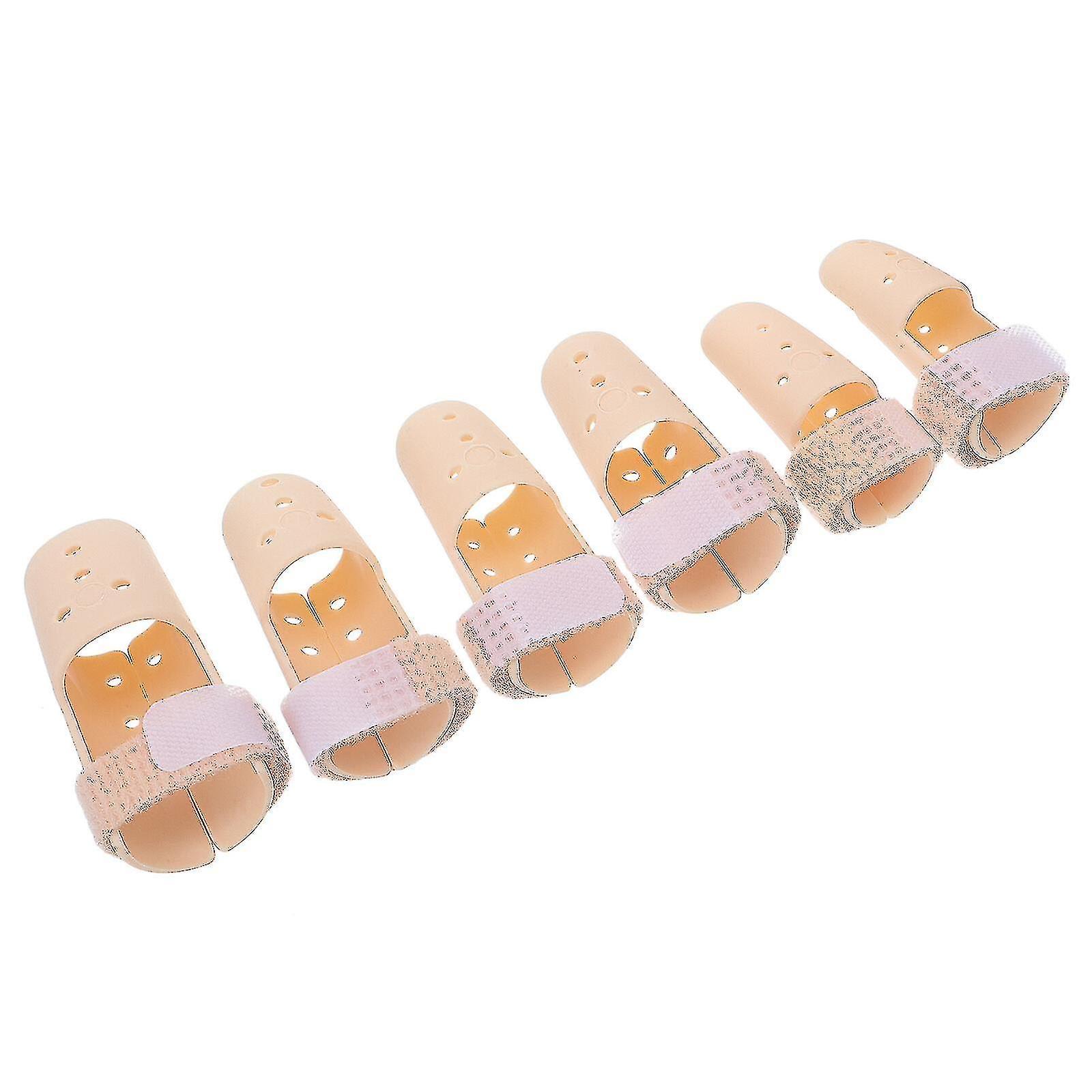 6 Pcs Wrist Splint Plastic Finger Splint Dynamic Finger Splint Finger ...