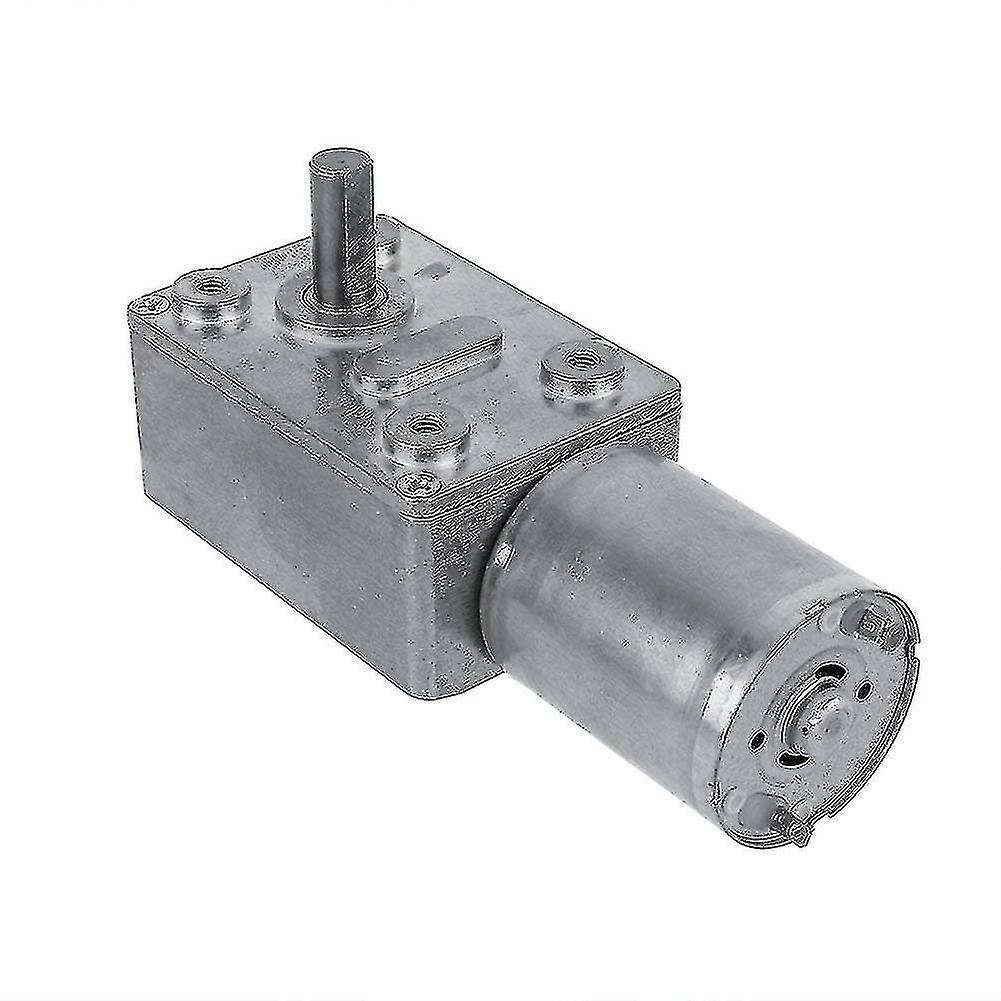 Dc 12v Electric Motor Reversible Reduction Turbine High Torque Worm ...