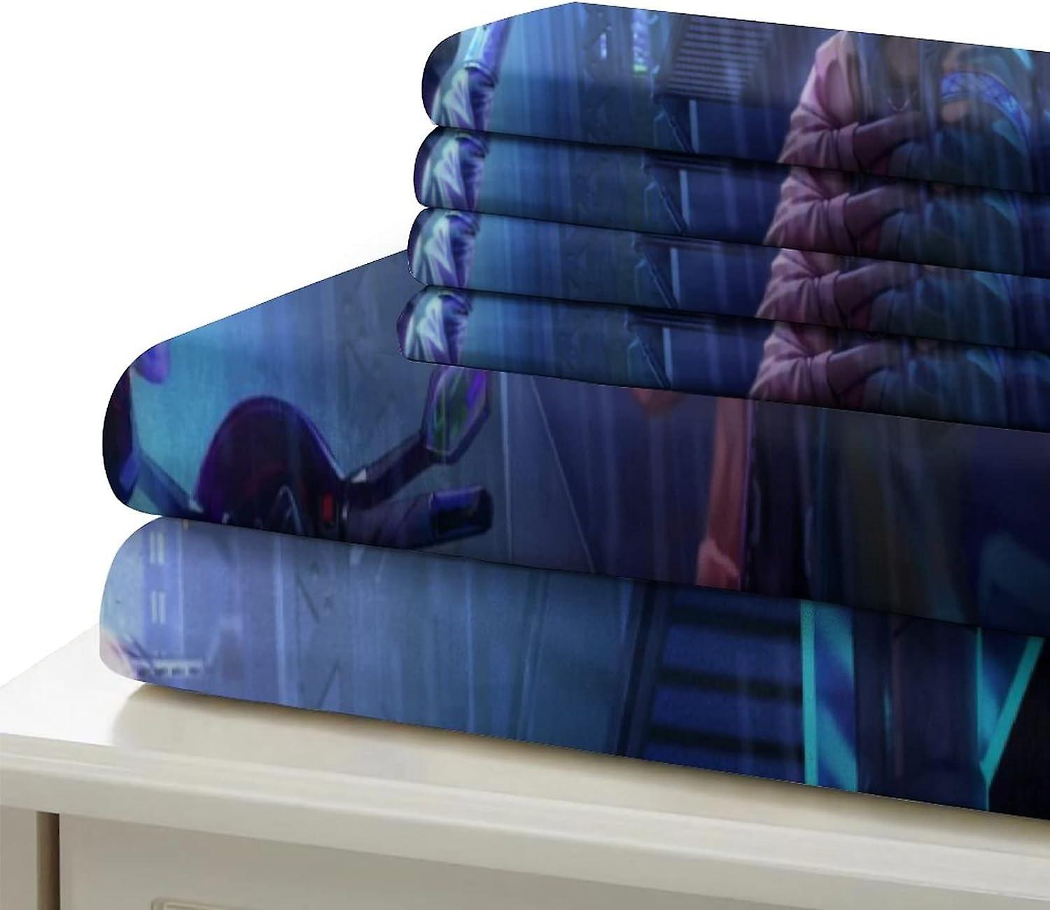Cyberpunk Edgerunners Duvet Cover Set Luxe 3D Printed Bedding David And ...