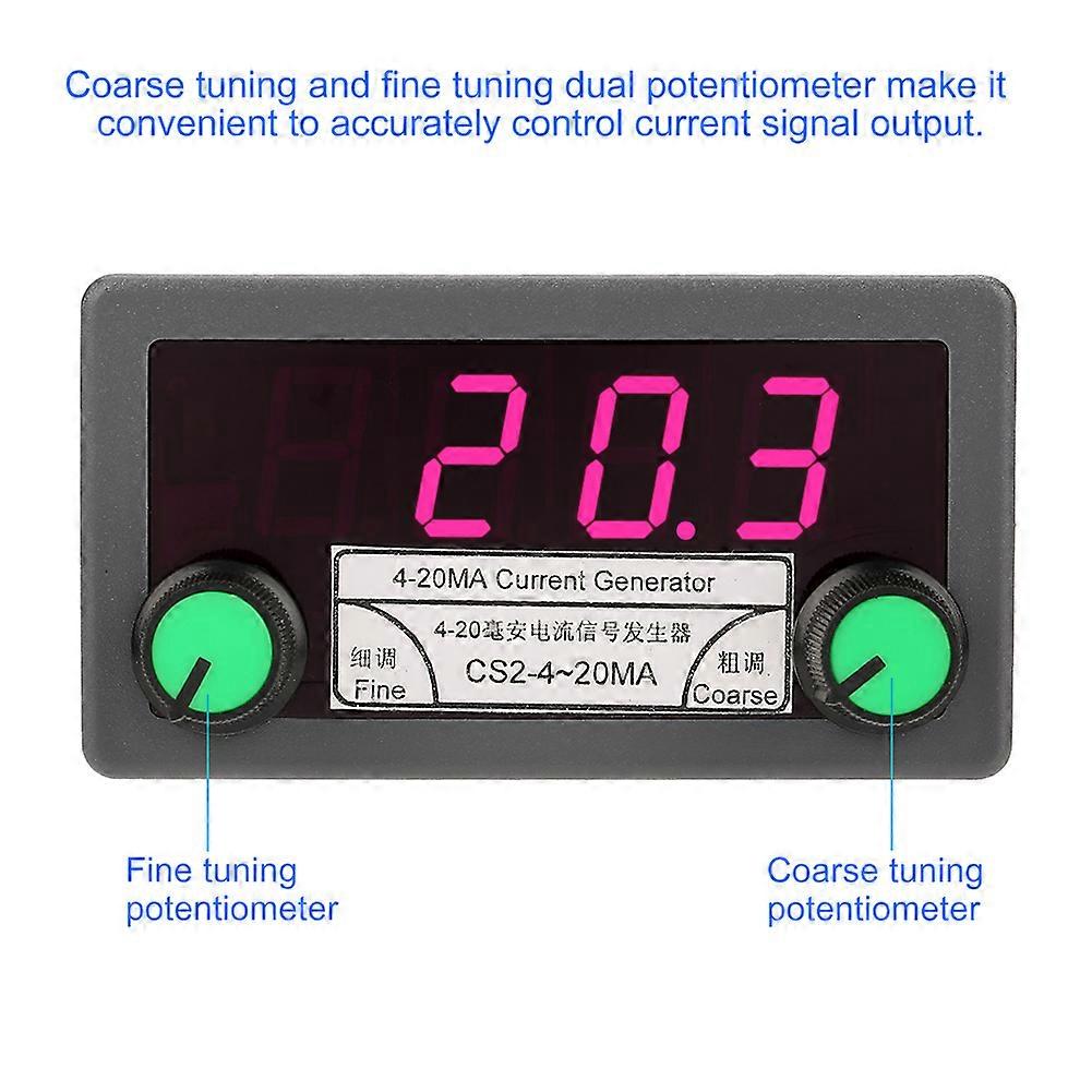 4-20mA Digital Current Analog Signal Generator Coarse/Fine Tuning ...