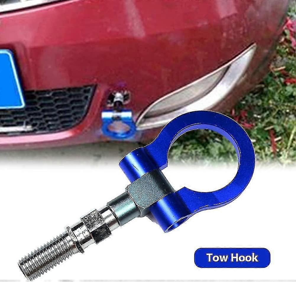 Universal Car Tow Hook Towing Ring Kit, Aluminum Alloy Universal Anti ...