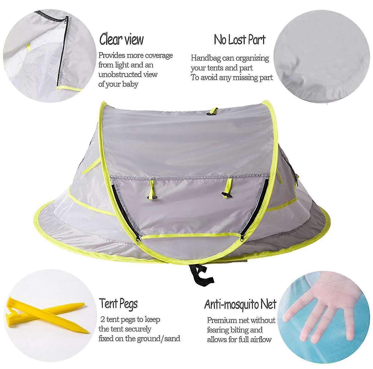 Travel Cot Pop Up Travel Cot - Lightweight,Baby folding tent,Compact ...
