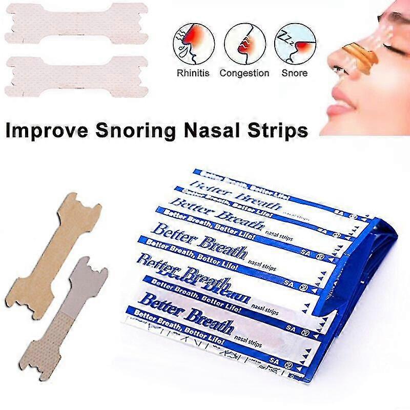 500pcs Nasal Strips Anti Snoring Improve Breath Stickers Nose ...