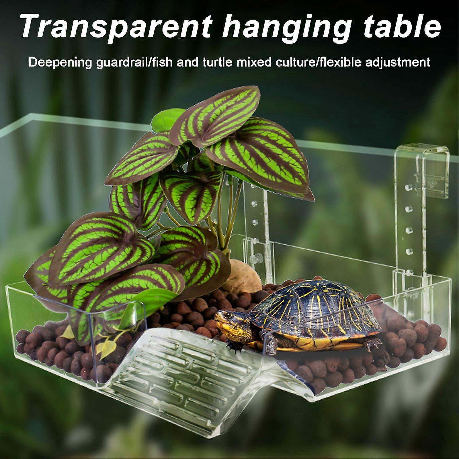 Hanging Turtle Basking Platform Aquatic Reptile Ramp Dock Turtle ...