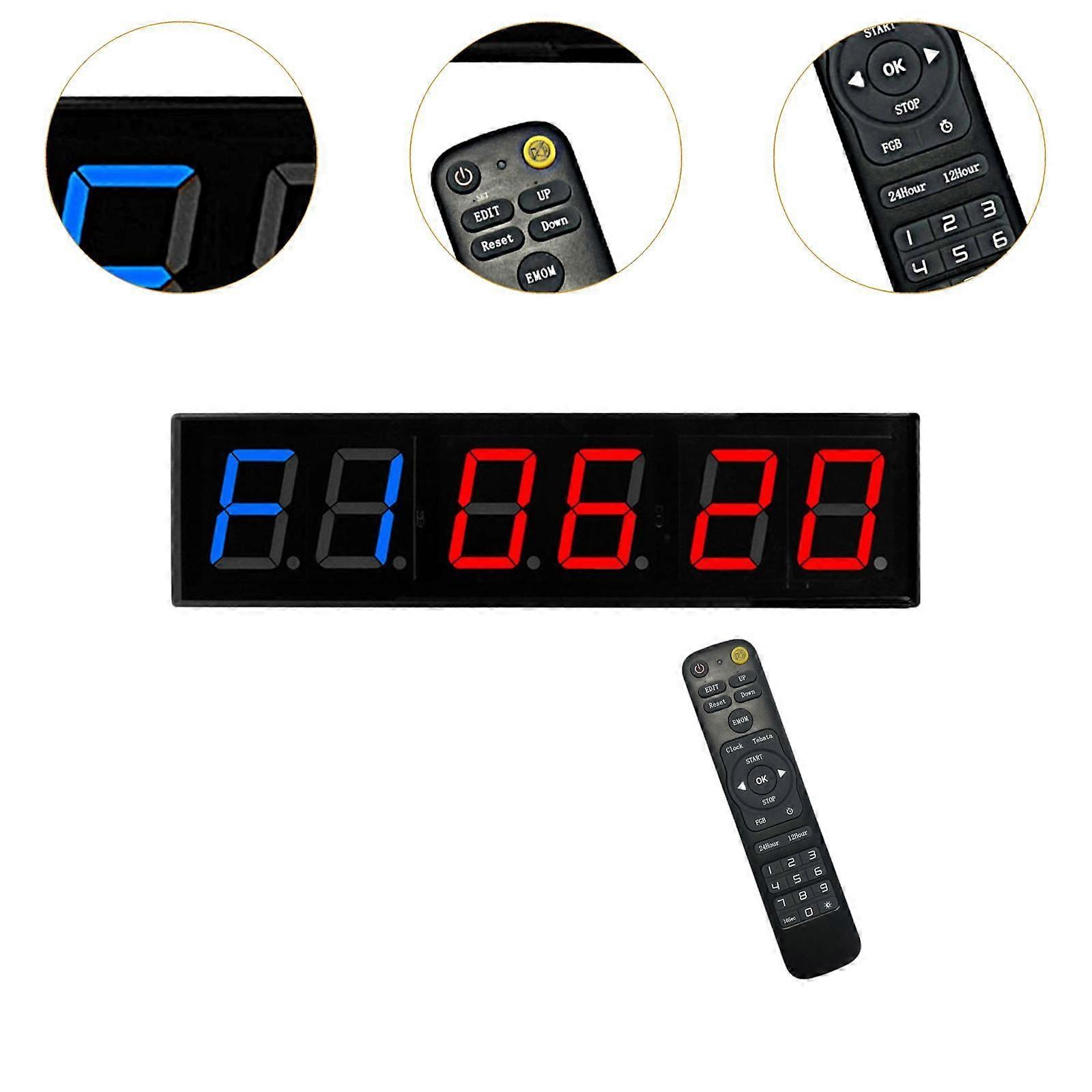 Gym Timer Boxing Timer Workout Accessories Gym Clock Interval Training ...