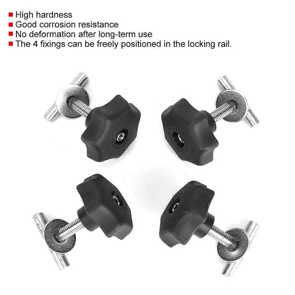 4Pcs Mounting Screws Locking Rail Stainless Steel T Bolts Fit for ...
