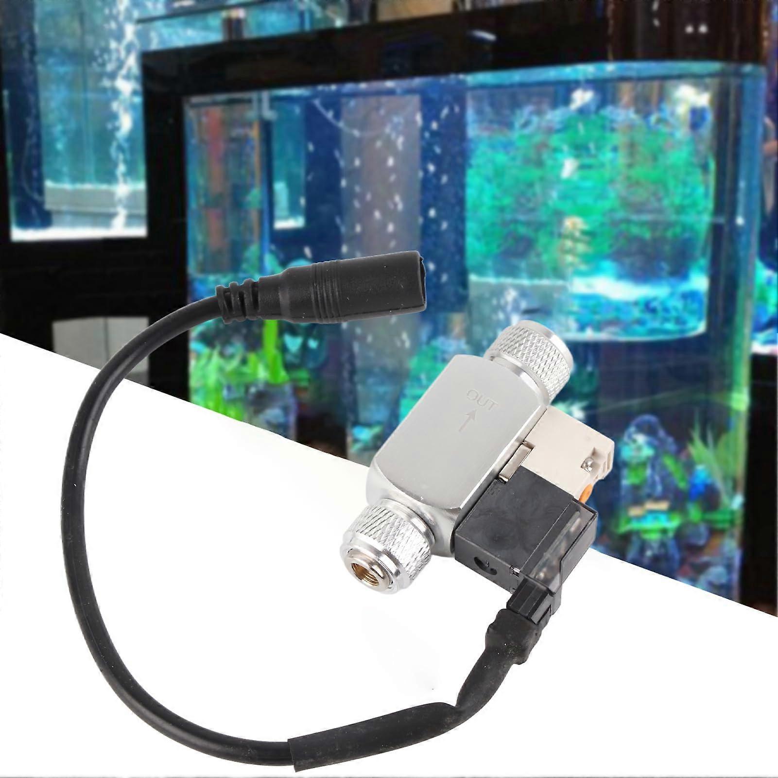 CO2 Solenoid Valve, Mini Low Temperature Solenoid Valve for Aquarium CO2 System, Electric ...