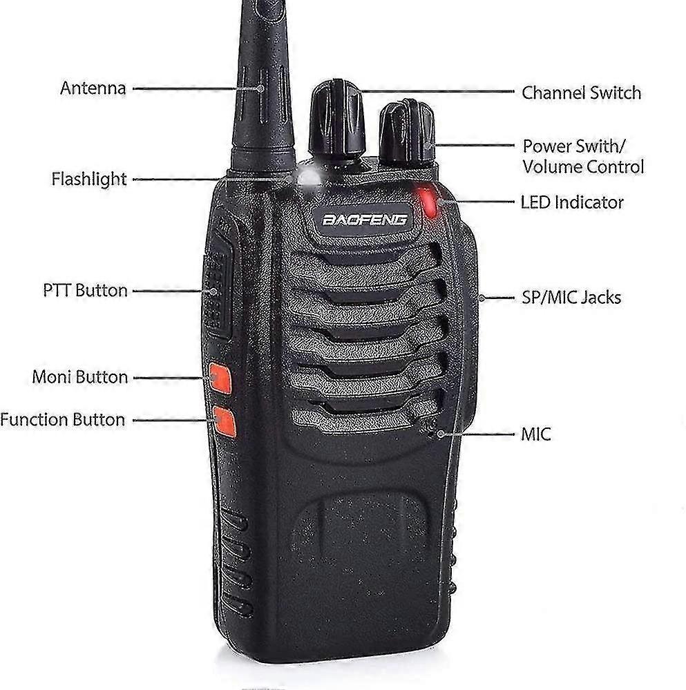 Baofeng Bf-888s(bf-88a) Frs Radio Walkie Talkie 0.5w 16-channel Two Way ...