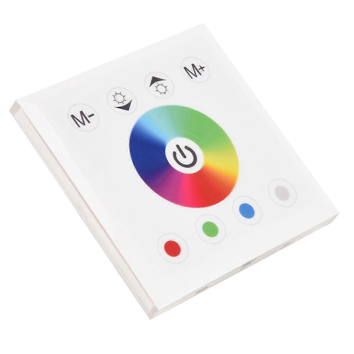 DC12V-24V RGB / RGBW Wall Mounted Touch Panel Controller Glass Panel ...