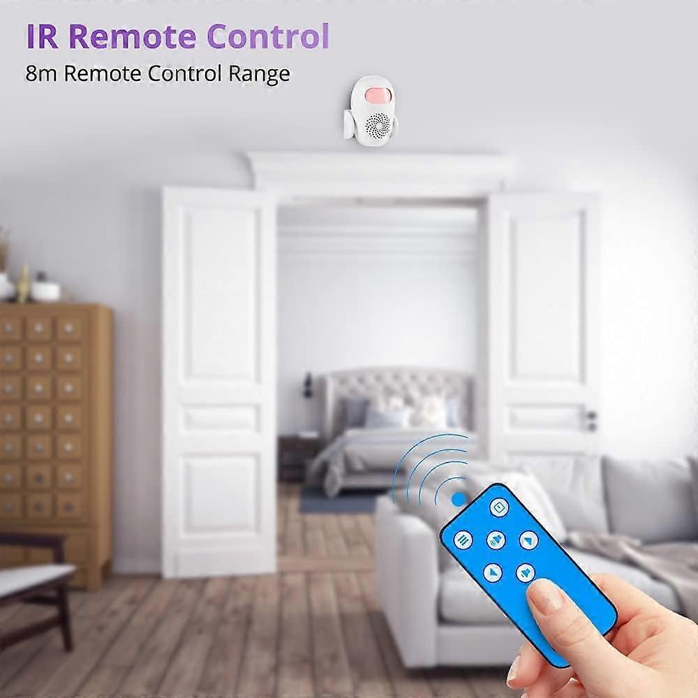 Motion Sensor Alarm with Remote Control Wireless Infrared Home Burglar ...