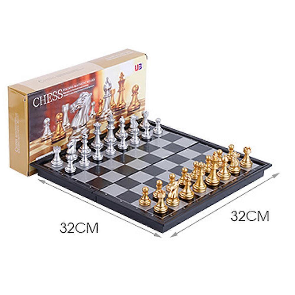 Mini International Chess Set Portable Folding Chess Board Game Magnetic ...