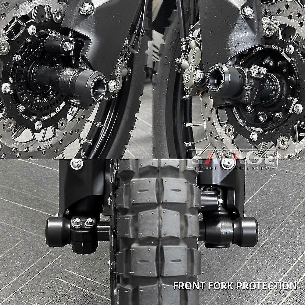 Tenere 700 Front Rear Wheel Axle Fork Crash Slider For Yamaha Xtz700 ...