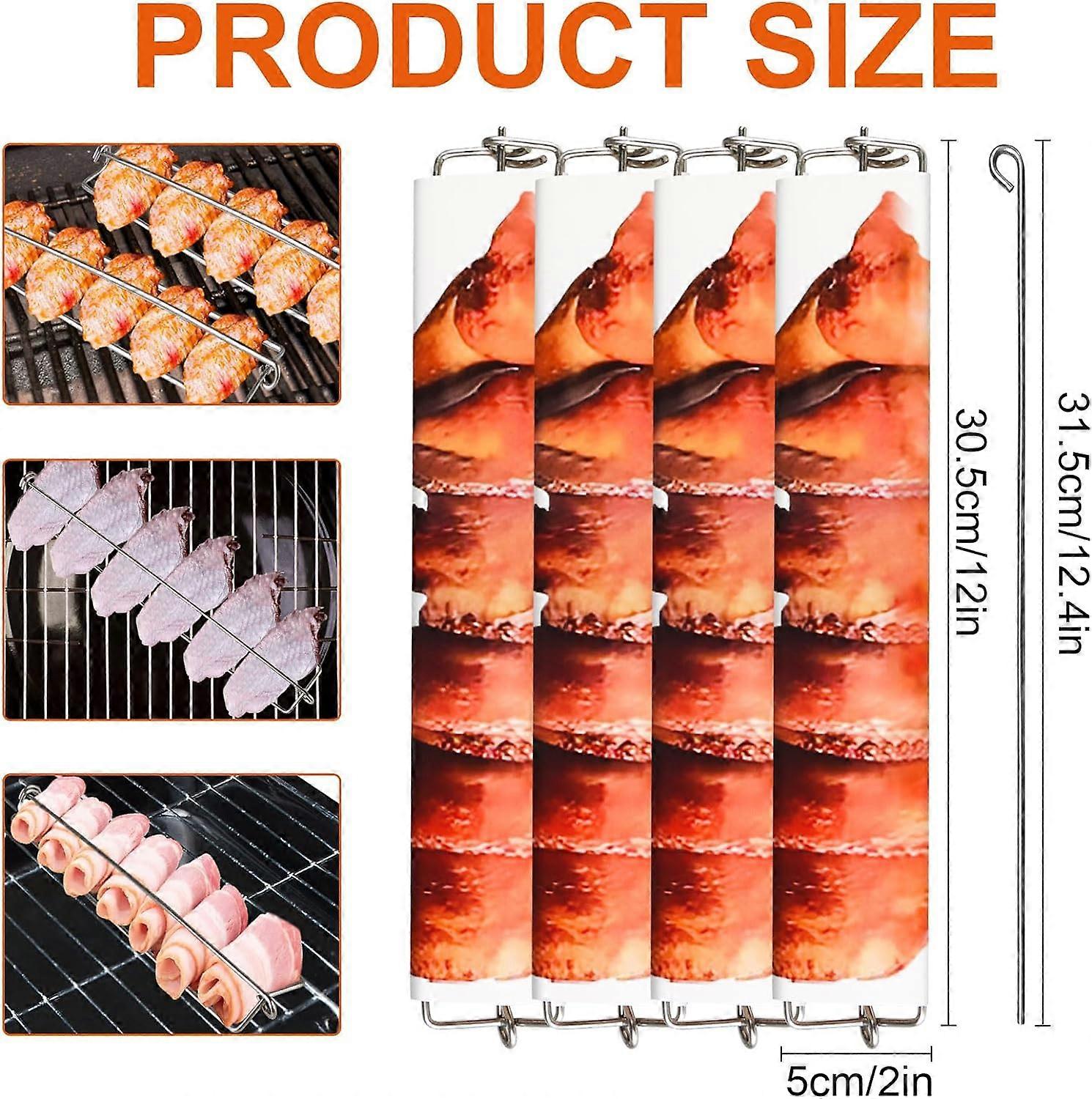 Clamping Wing Rails for Grilling Chicken Wings, Wing Rails for Grilling ...