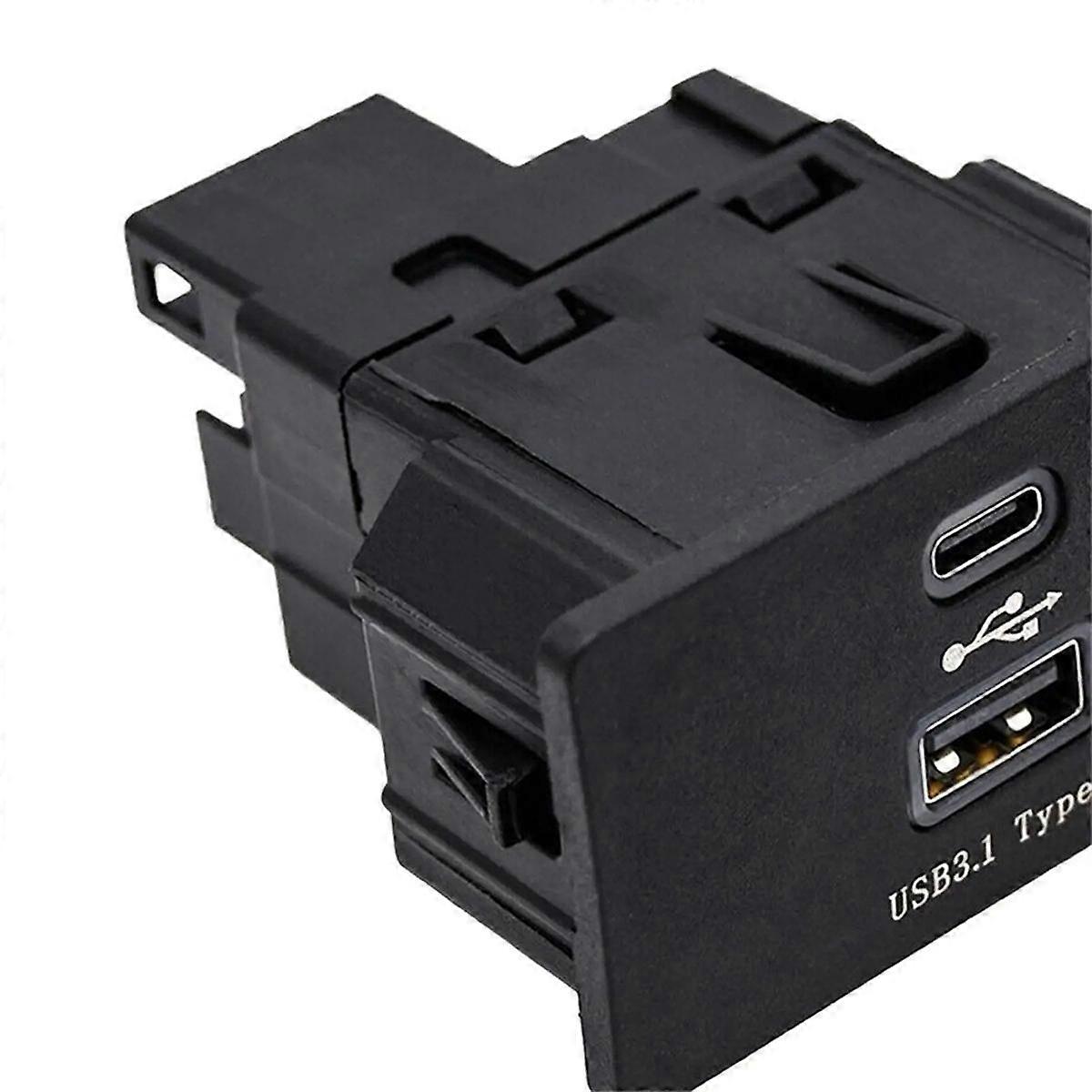 Dual USB CarPlay Interface Module W/ Type-C for 2016-2020 HC3Z-19A387-B ...