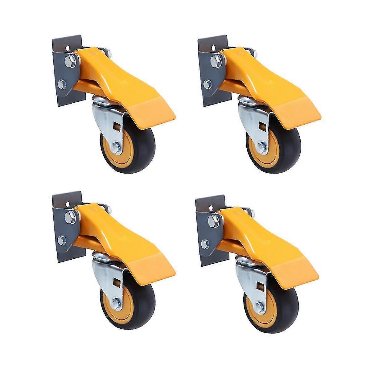 Workbench Casters Kit , Extra Heavy Duty Retractable Casters 4 Pack ...