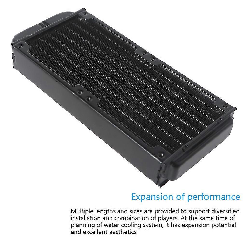 Water Cooling Computer Radiator 10 Pipe Aluminum Heat Exchanger Liquid ...