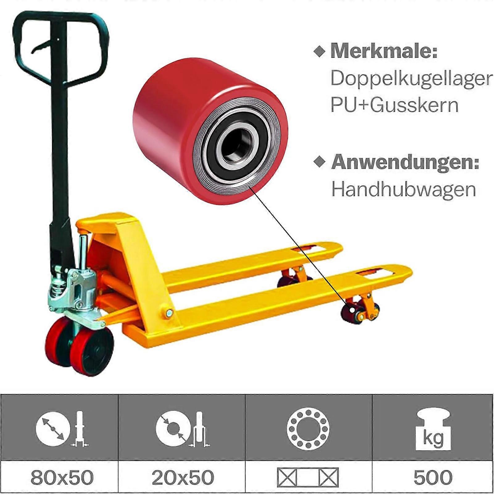 Trolley Castors 500kg Load-capacity Universal Simple Installation Ball ...