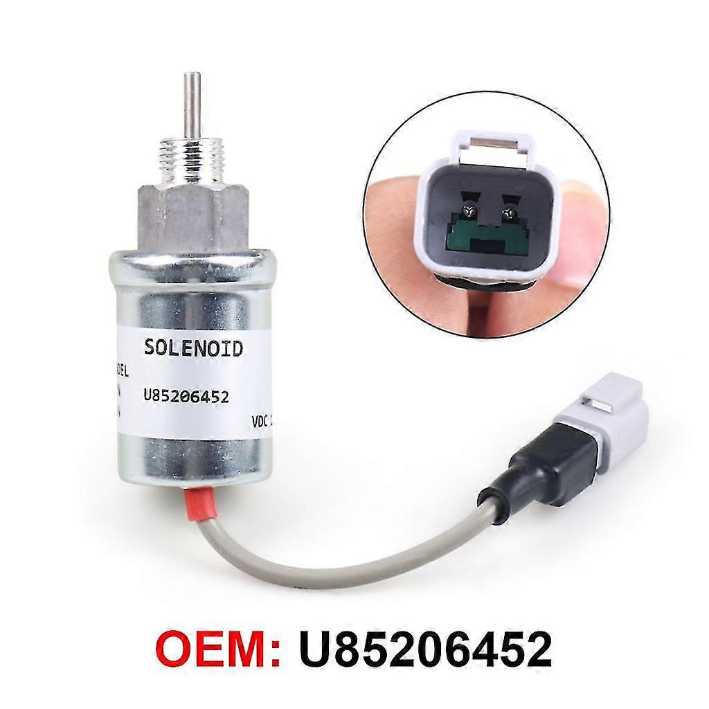 Electrical U85206452 Shut Down Solenoid For Perkins 402d 403d 404c 403c ...