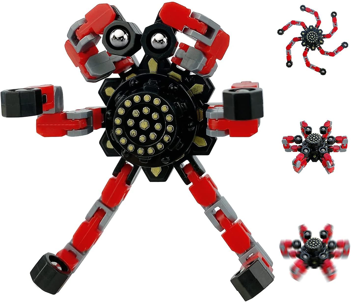 Fidget Robot transformable Toy Stress Relief Anti Anxiety Transformable ...