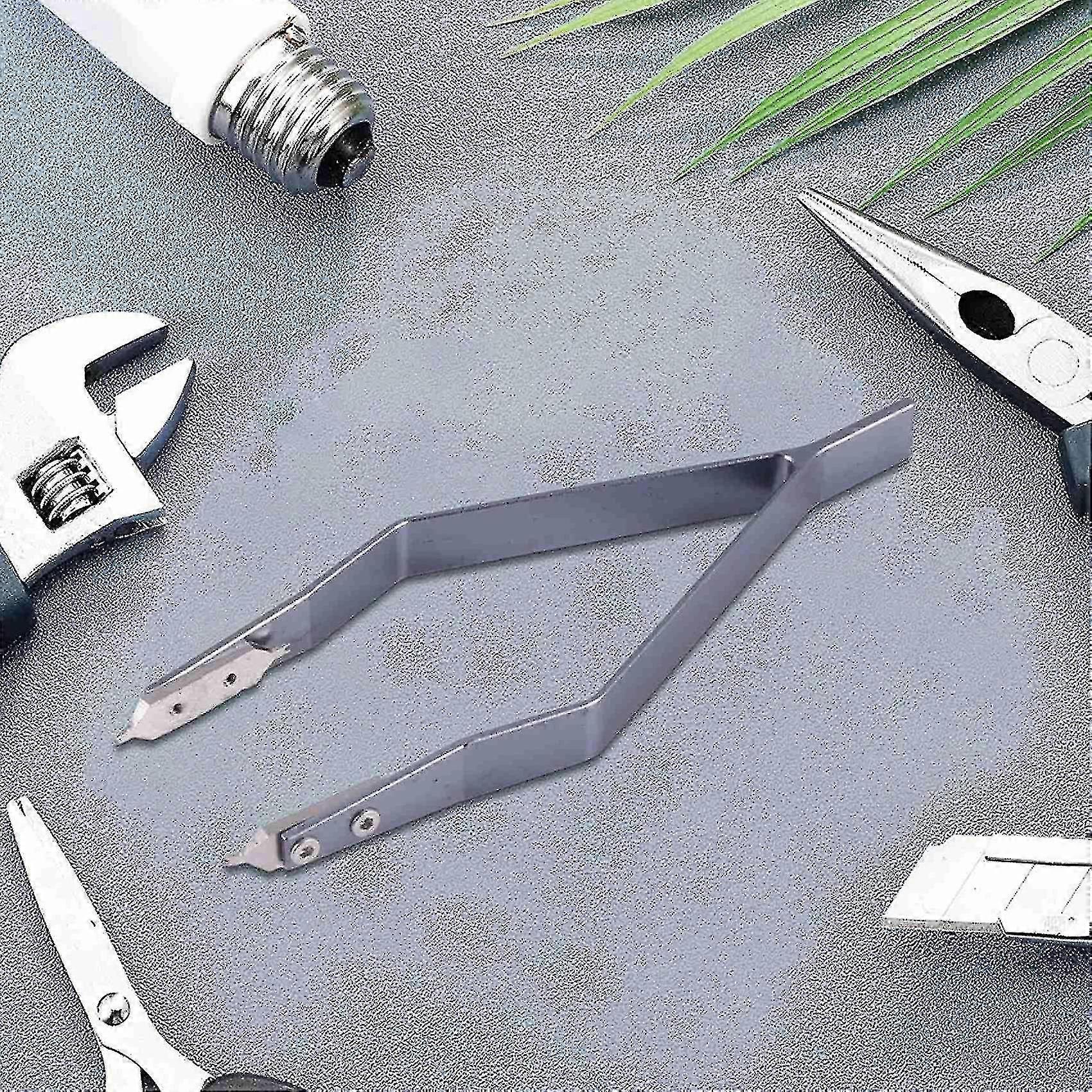 Stainless Steel 7825 V Type Watch Spring Bar Tweezers For Watch Repair ...