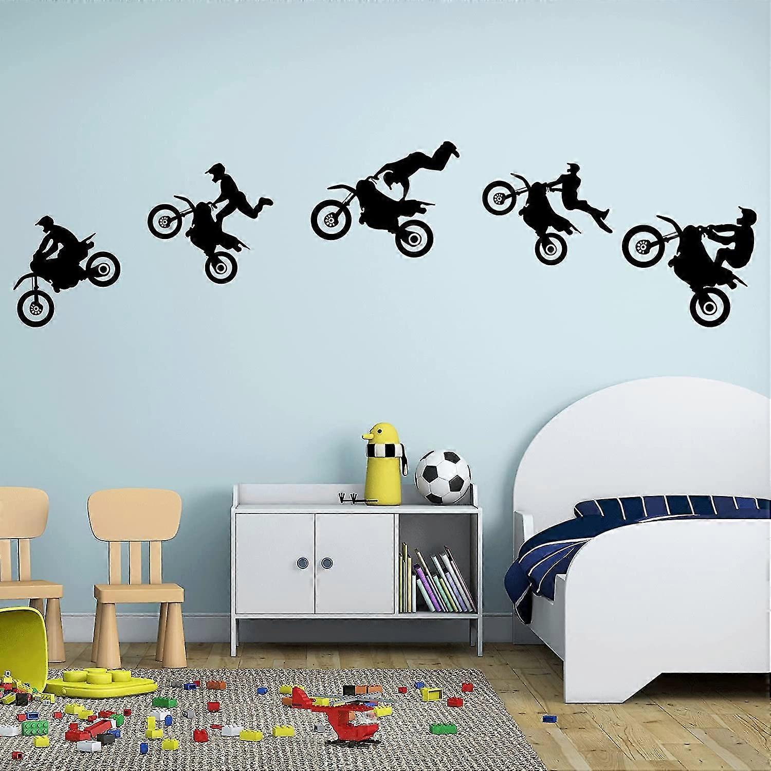 Motocross Wall Decals - Dirt Bike Stickers, Motorcycle Wall Art for ...