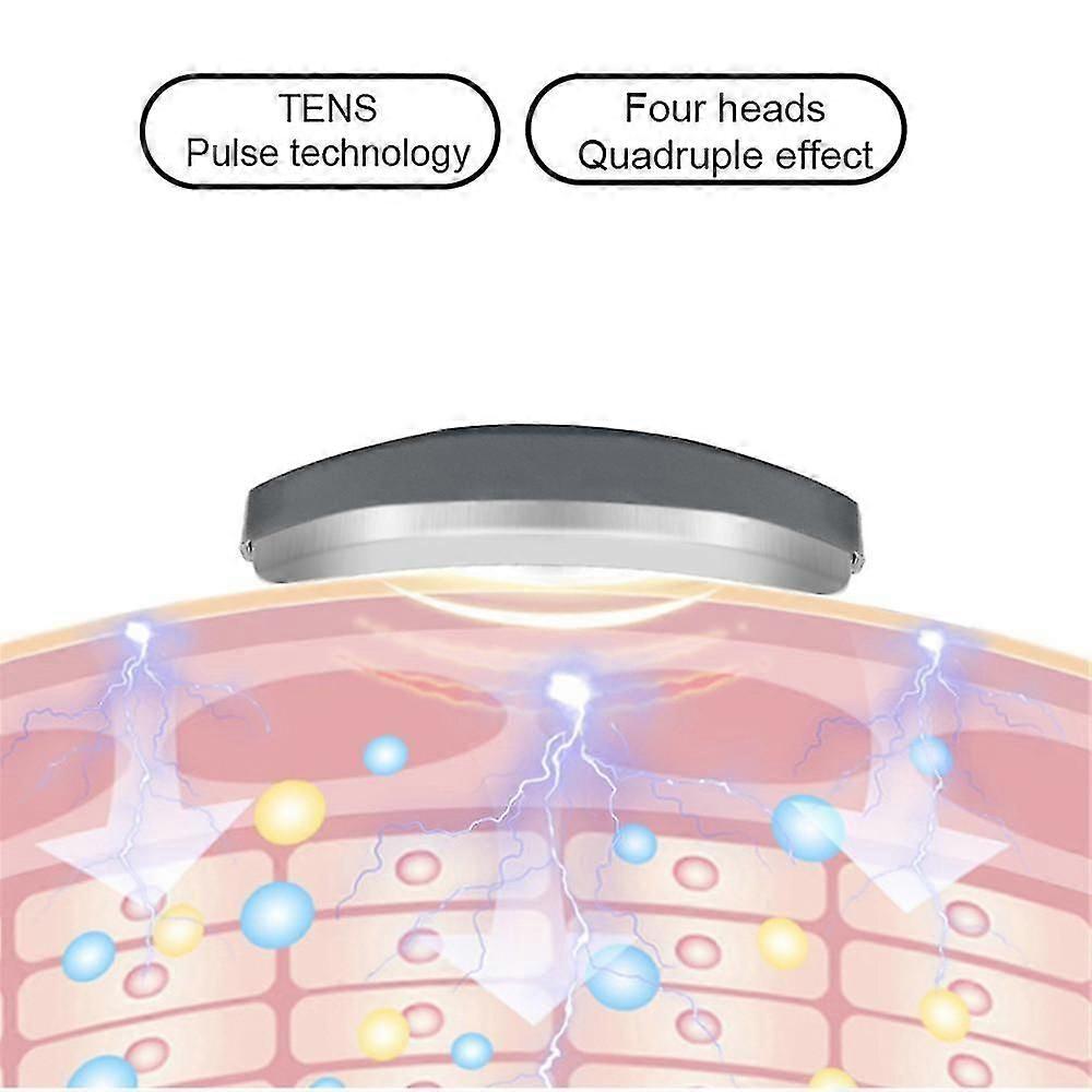 EMS Electric Neck Massager Back Pulse 6 Modes Head and Cervical Spine ...