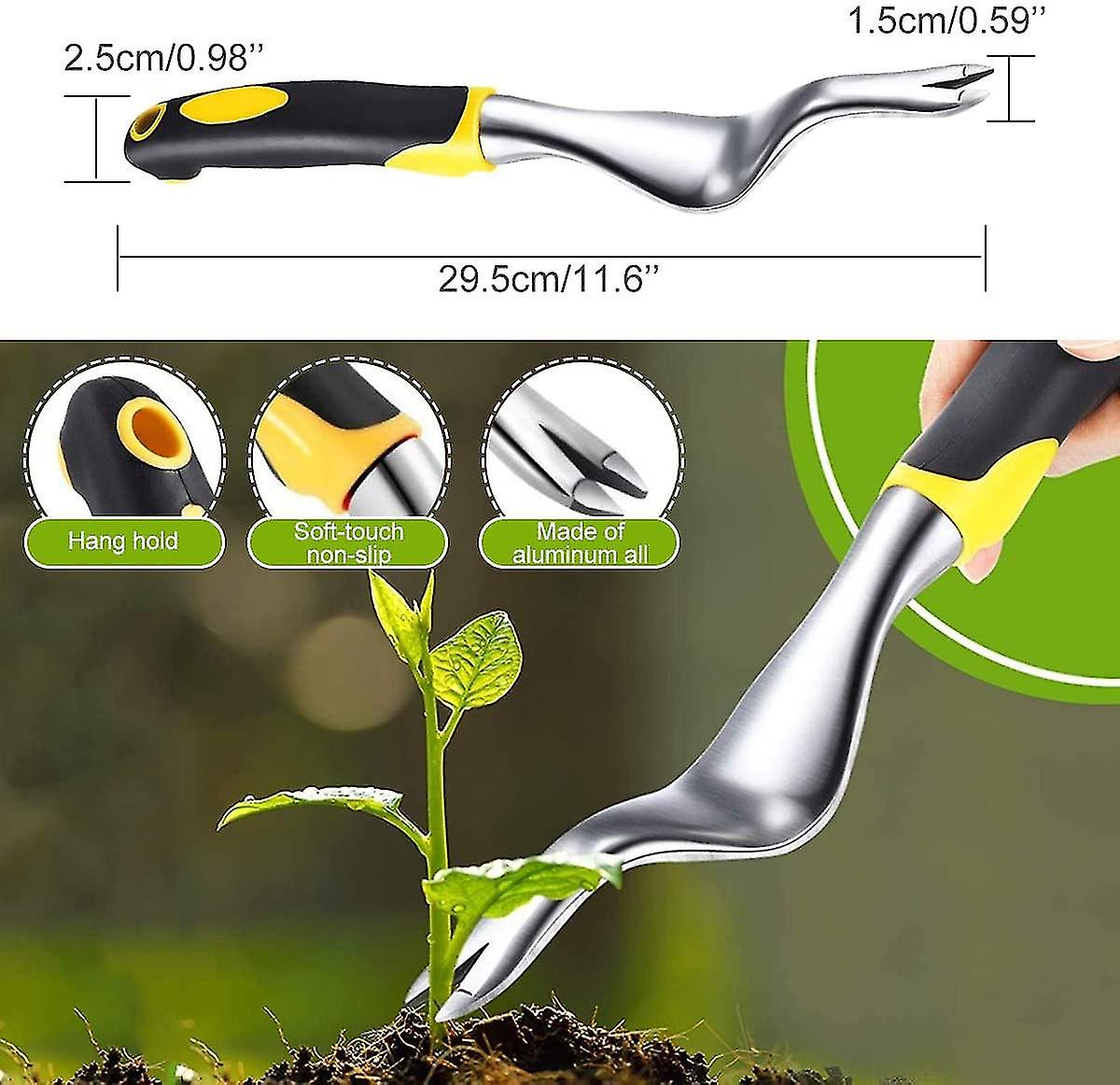 Manual Weeding Tool, 2 Pieces Handheld Weeder Dandelion Removal Tool ...