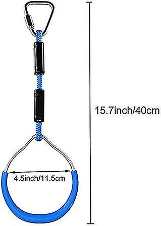 Kids Climbing Rings Multi-function Swing With Plastic Rings Max Load ...