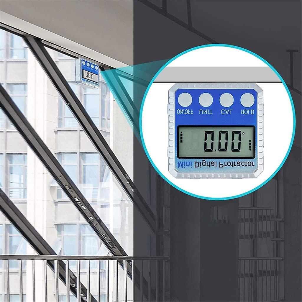 Mini Digital Protractor Angle Gauge 360° High Precision Electronic Goniometer Inclinometer Level ...