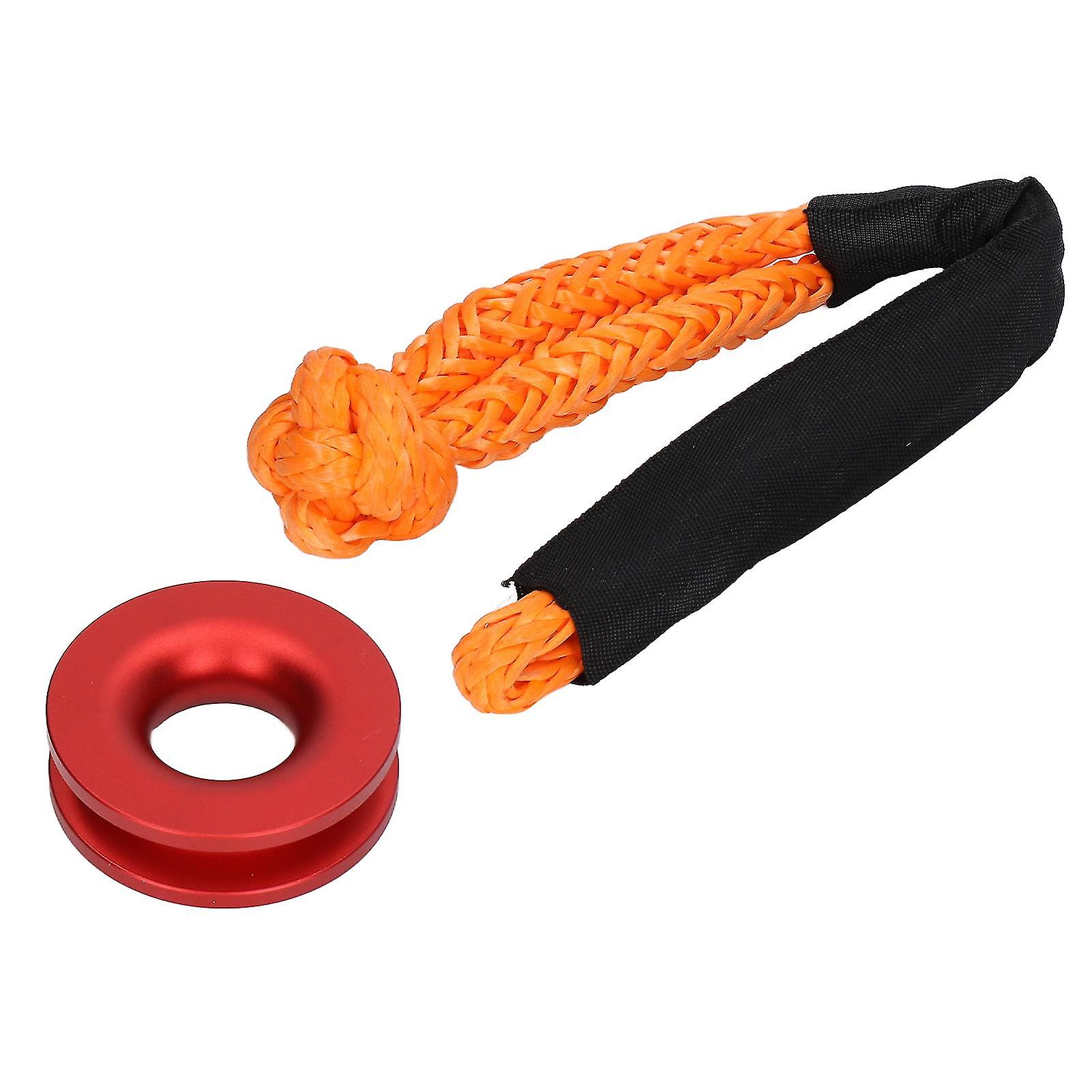 Recovery Ring Winch Rope Set with Soft Shackle Kit and Winch ...